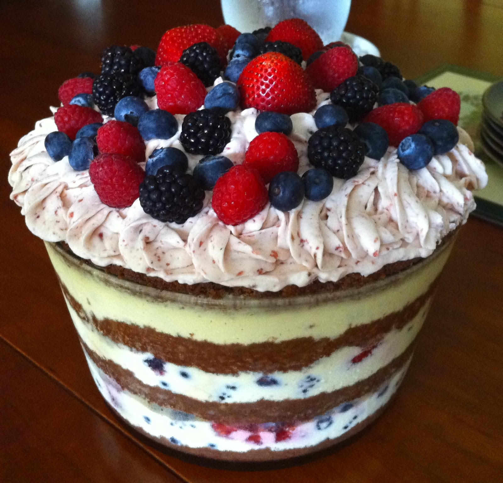 The Kitchen Is My Shrink: Chocolate Mixed Berry Trifle