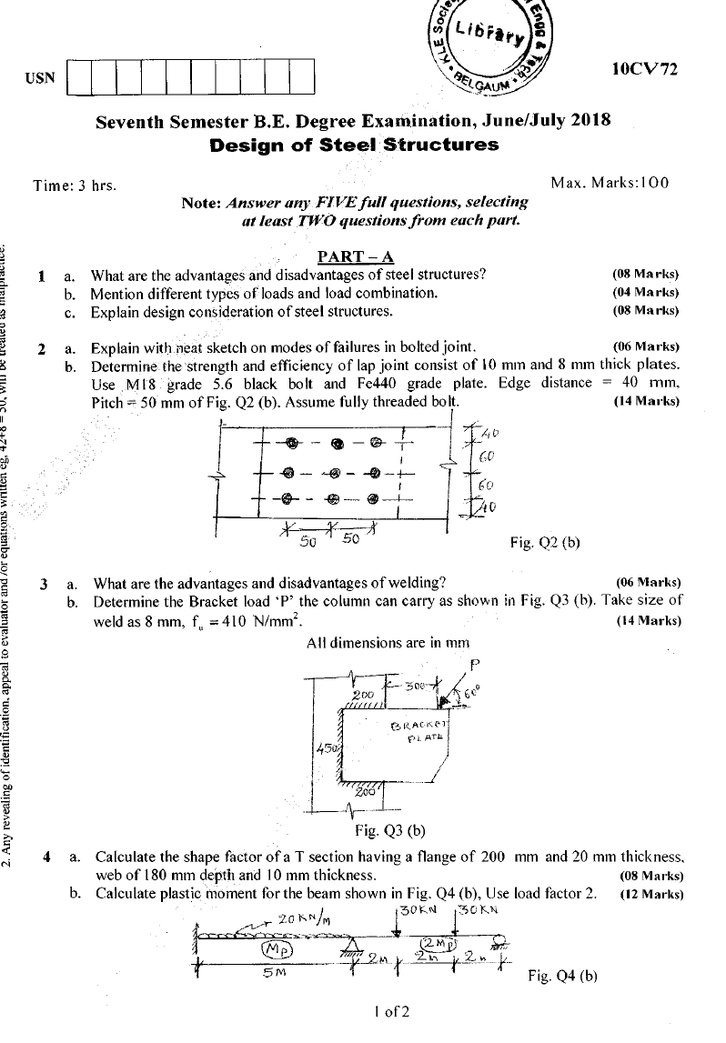 Visvesvaraya Technological University B.E. Civil Engineering (CBCS ...
