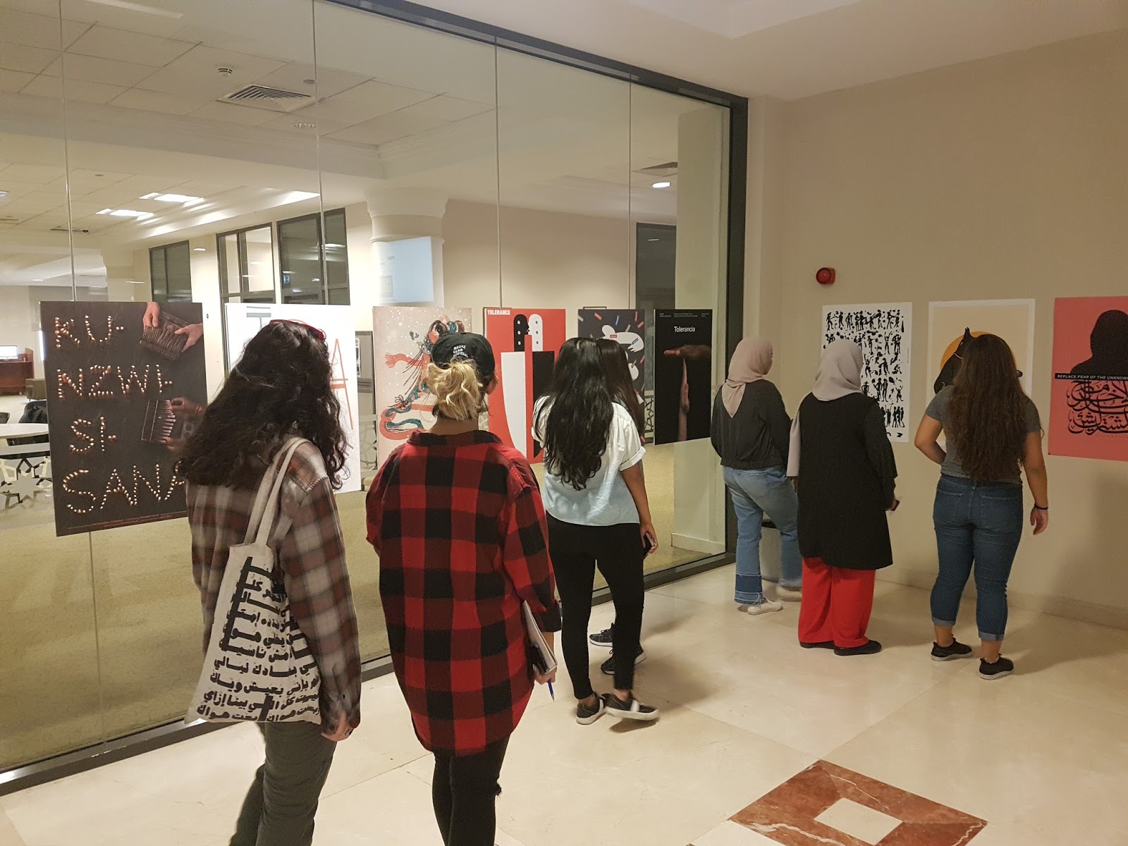 Tolerance Posters at the American University of Sharjah, UAE