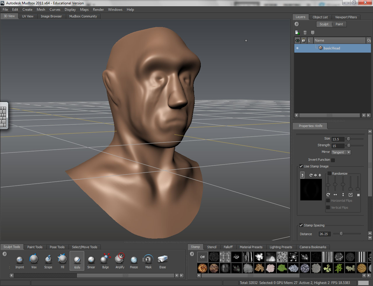 Kasey N. Moore's Portfolio: Mudbox- First Attempt
