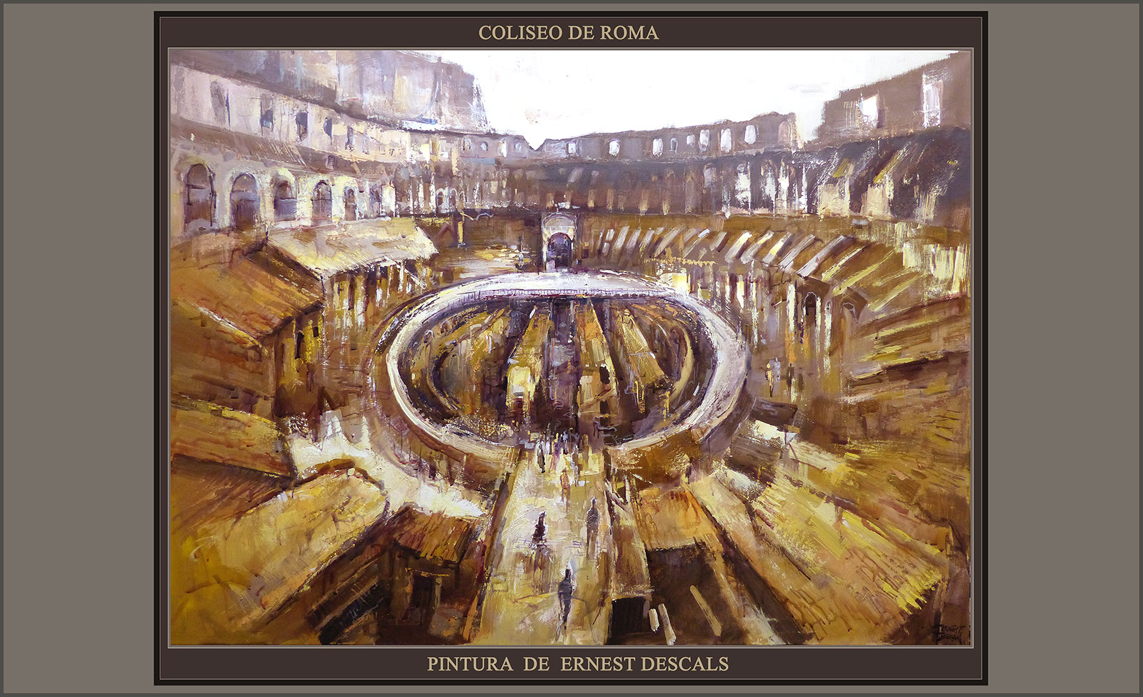 Venta Pintura.Pintor Ernest Descals: COLISEO-ROMA-PINTURA-ARTE-COLISEUM ...