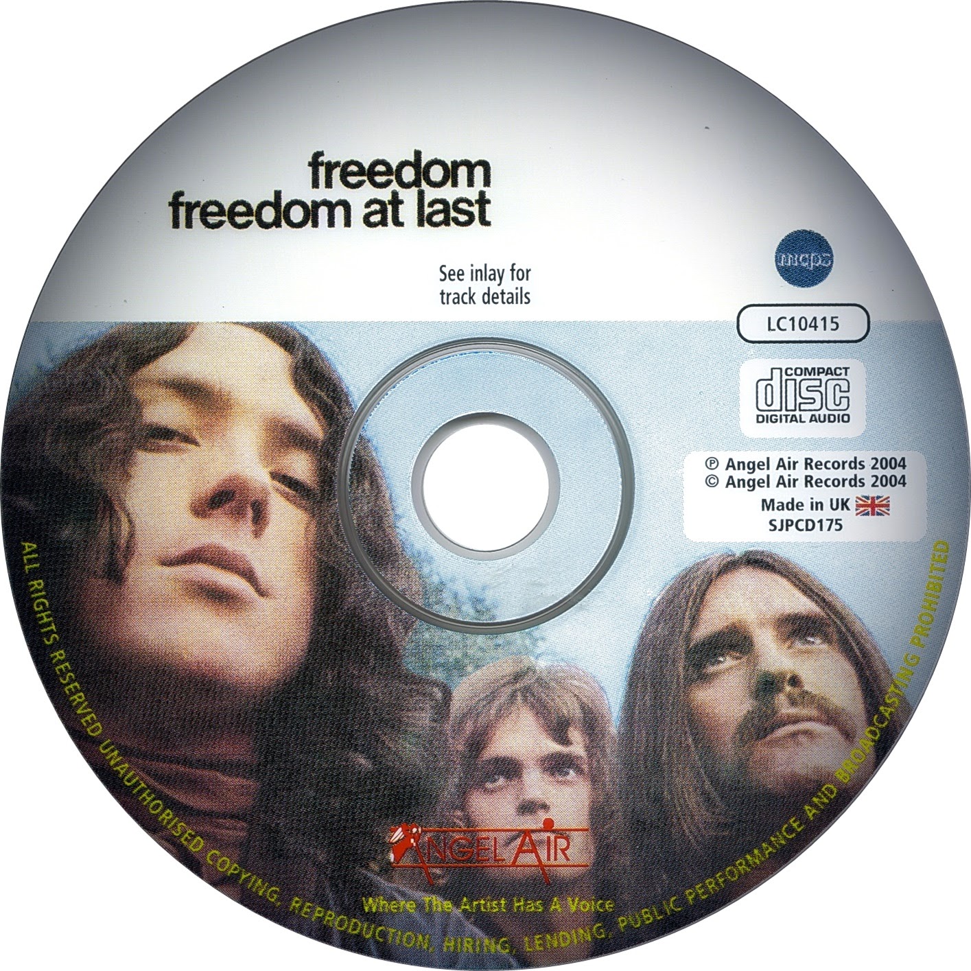 1969 Freedom At Last - Freedom - Rockronología