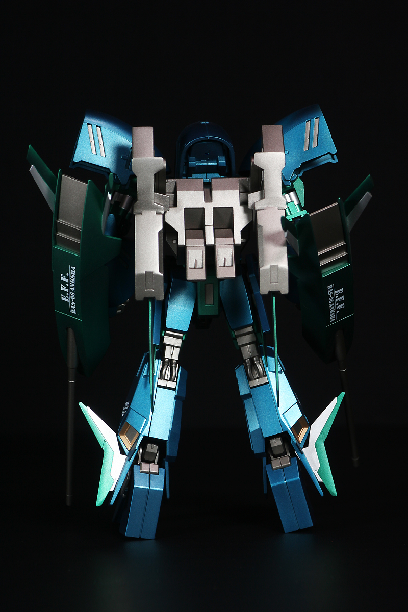 GUNDAM GUY: HGUC 1/144 RAS-96 Anksha - Metallic Color Painted Build