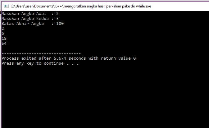 Tutorial C++ | 5 Contoh Program Sederhana Menggunakan Pengulangan While ...