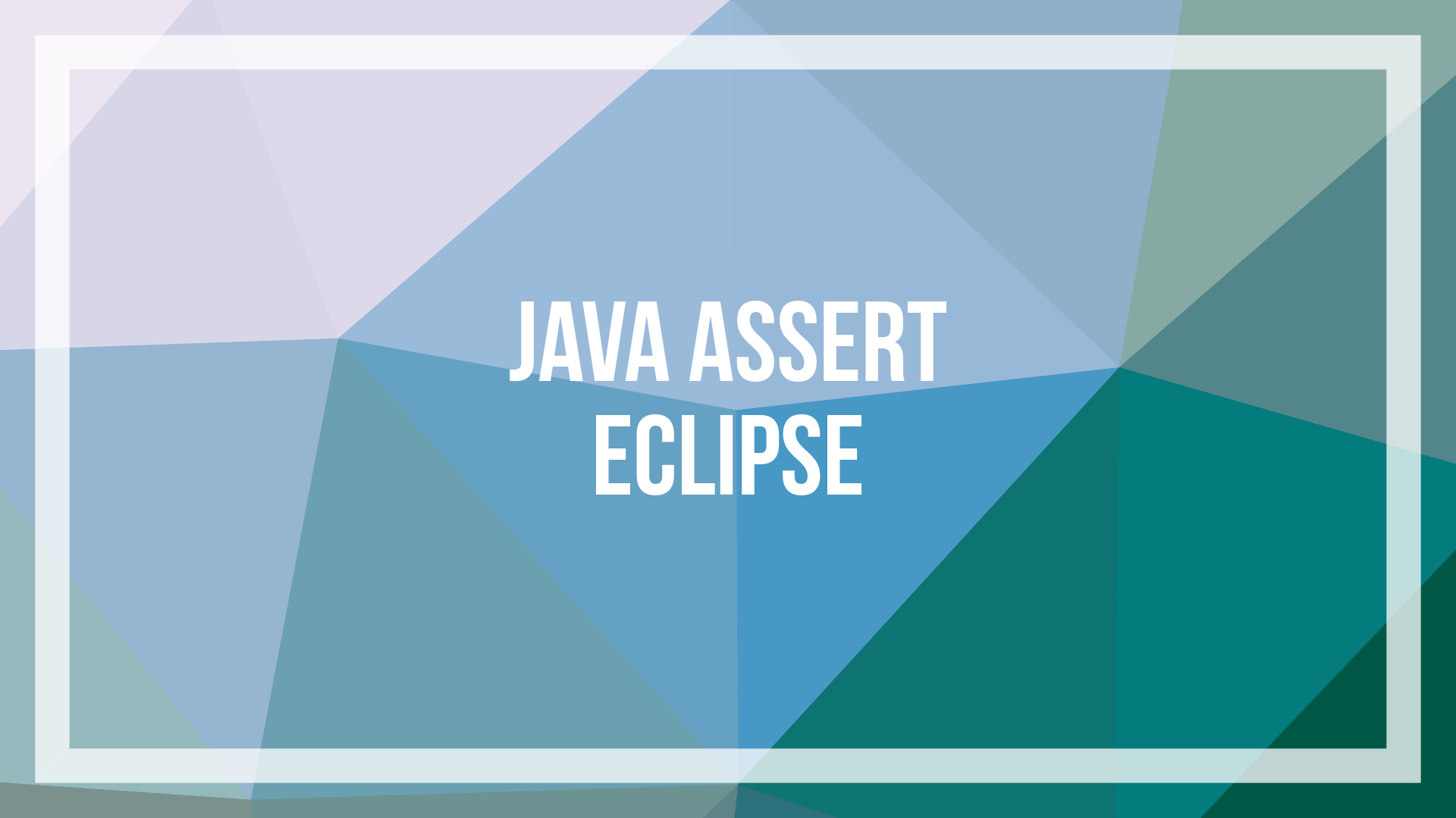 Assertions Java Dans Eclipse Assert Et Vm Arguments