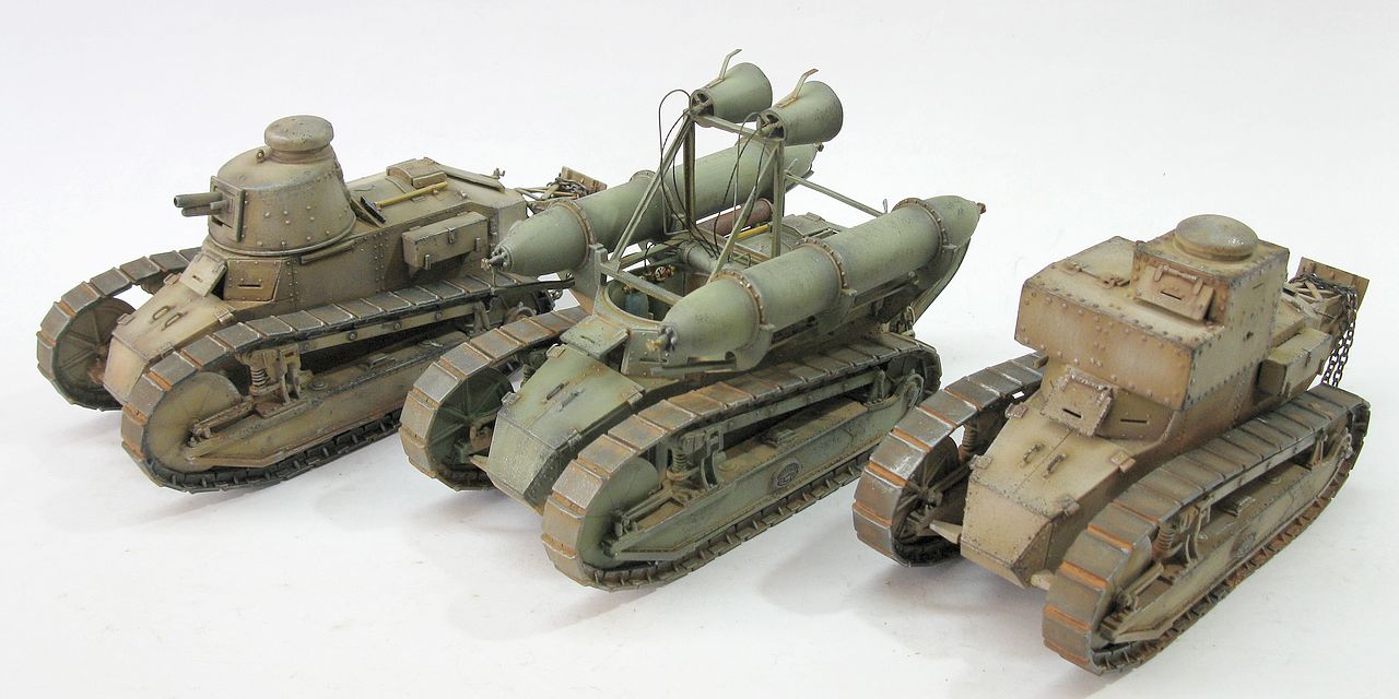 Panzerserra Bunker- Military Scale Models in 1/35 scale: Renault FT 17 ...