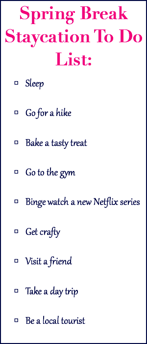 The Shore Life According to M: Spring Break: Staycation Style