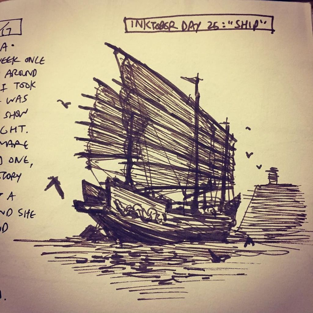 Inktober Challenge and Daily Drawing Challenge, Part 2