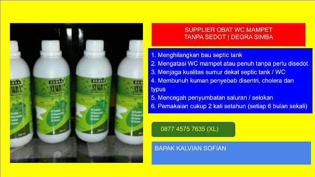 Toko Obat wc mampet instan tanpa sedot Degrasimba Bekasi - 0877 4575 ...