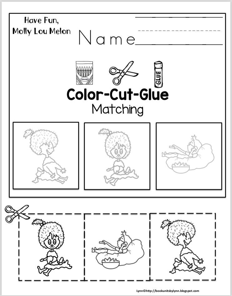 HAVE FUN, MOLLY LOU MELON ~ Book Units by Lynn