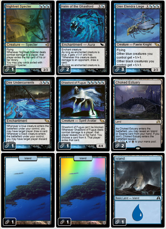 Magic the Gathering Adventures: [Modern] Blue/Black Shadowmoor Devotion