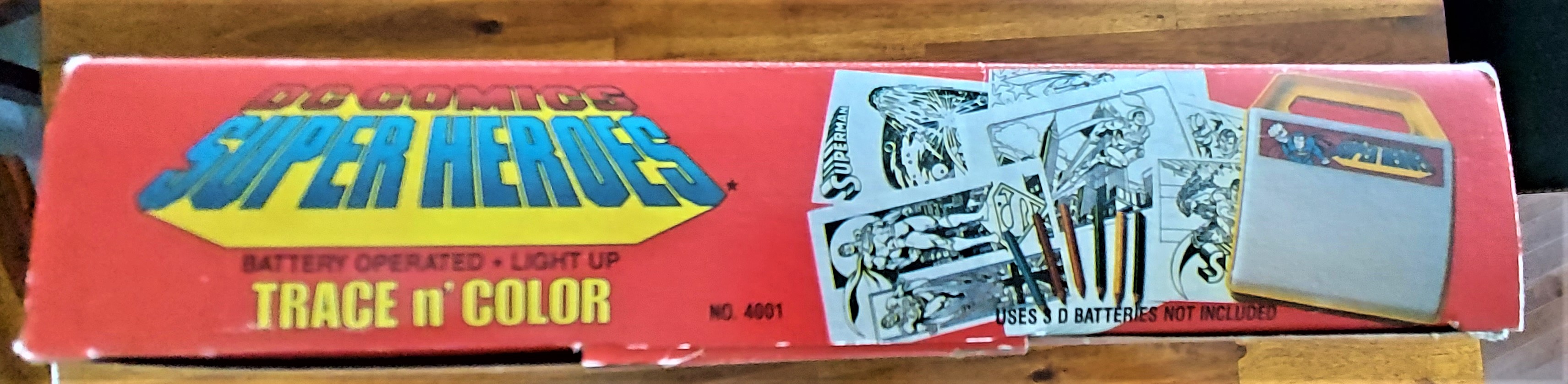DC in the 80s: DC Comics Super Heroes Trace n' Color Drawing Set