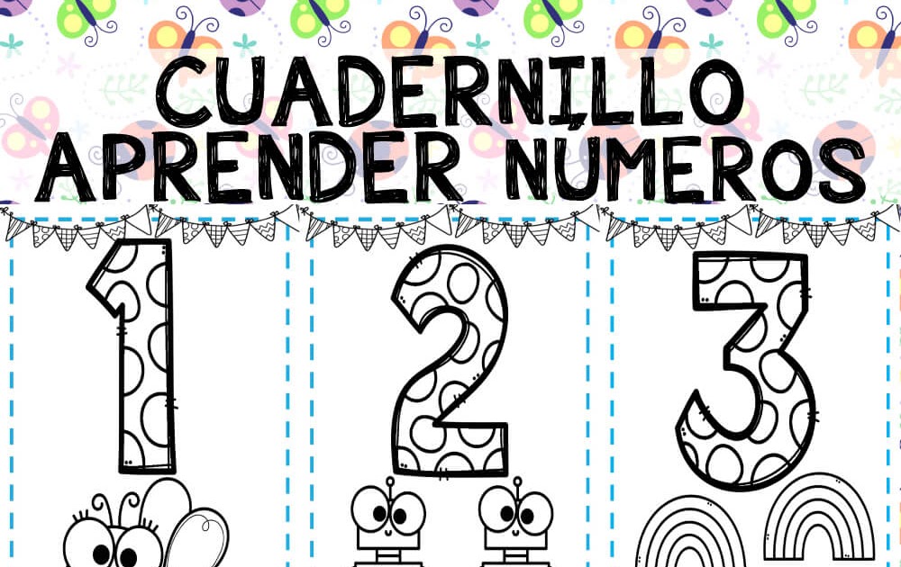 Cuadernillo para aprender los números | Mundo de Rukkia