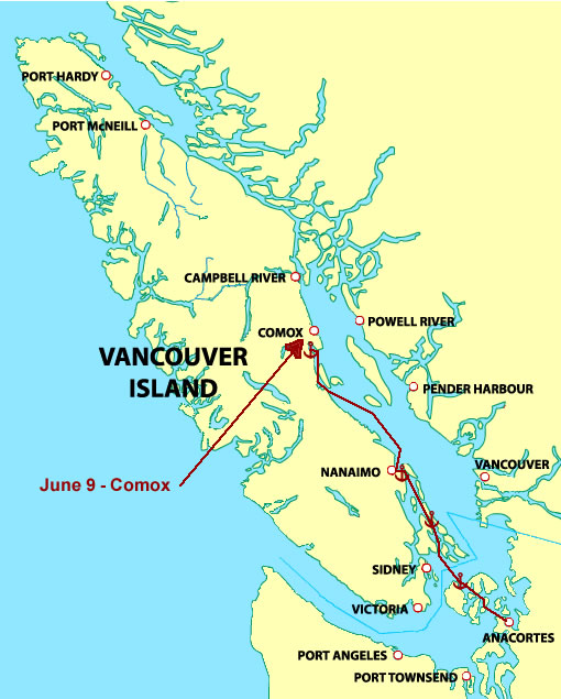 Cruising with Phoenix: Nanaimo to Comox