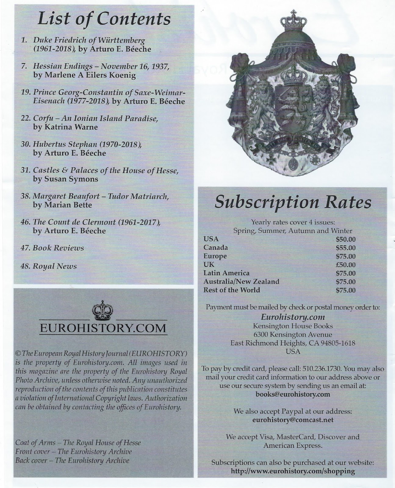 RBN - Royal Book News: Two Royal Journals that you should read