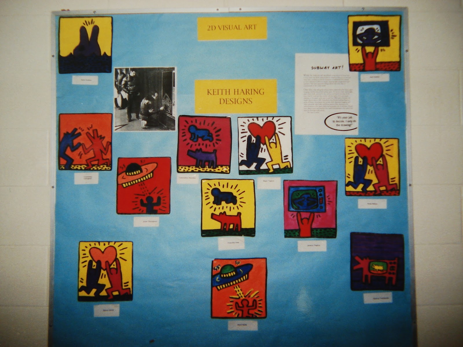 a faithful attempt: Keith Haring-Style Social Issue Poster