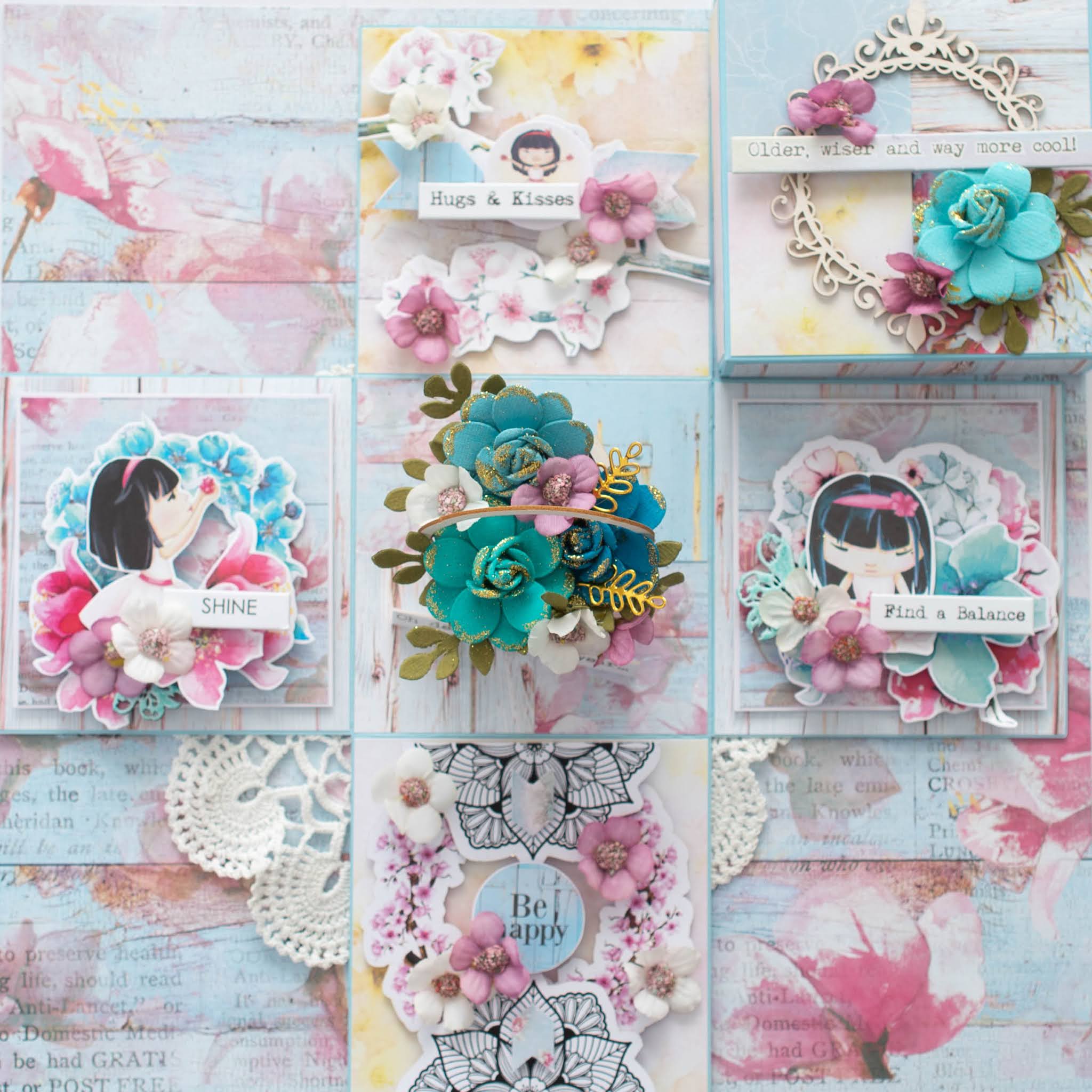 by Aggie: 40. Pastel spring exploding box