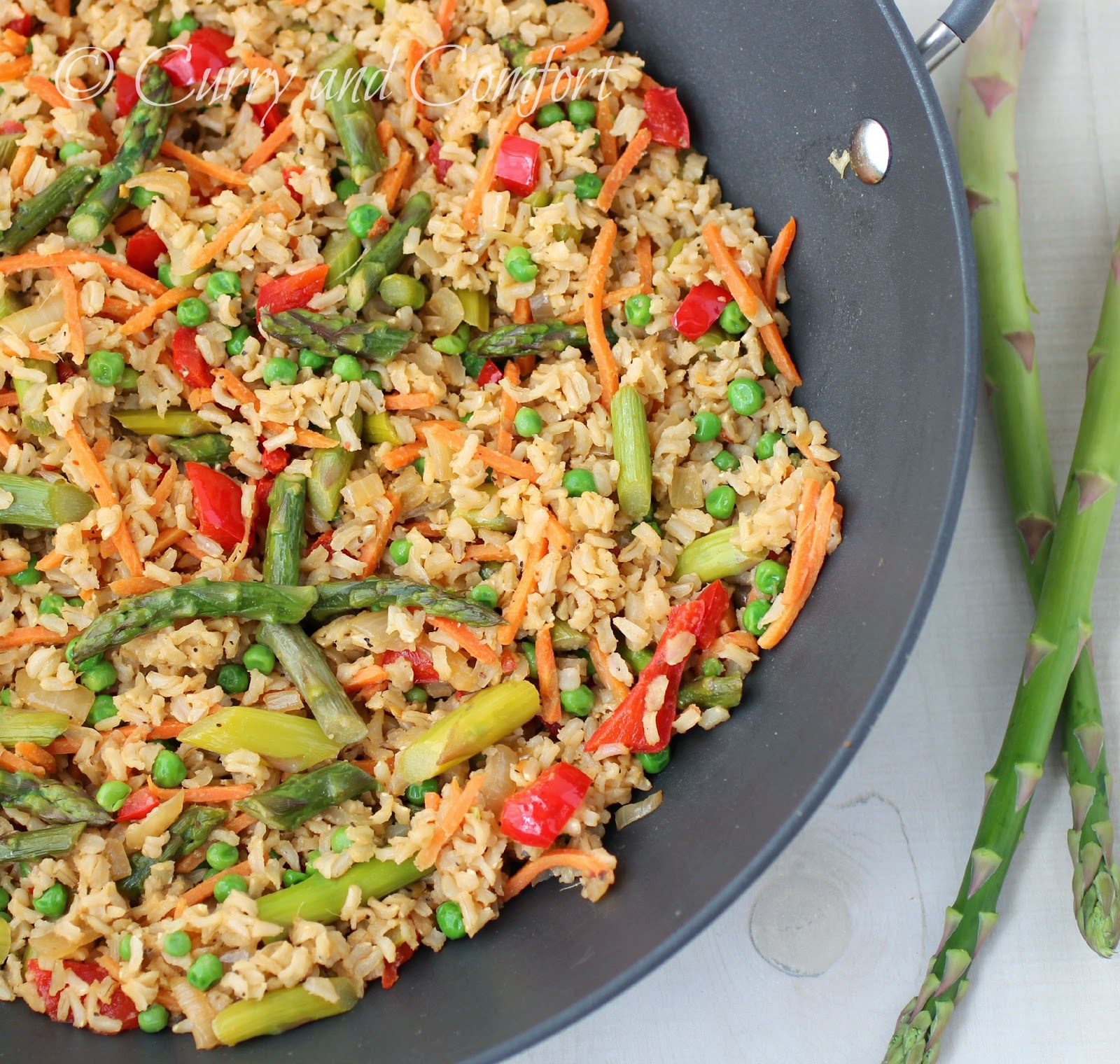 Kitchen Simmer: Spring Vegetable Fried Rice