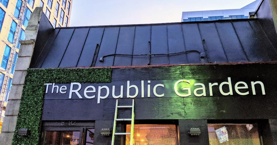 East MoCo: Sign installed at The Republic Garden in Silver Spring ...
