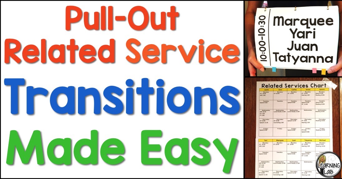 Learning Lab: Pull-Out Related Service Transitions Made Easy