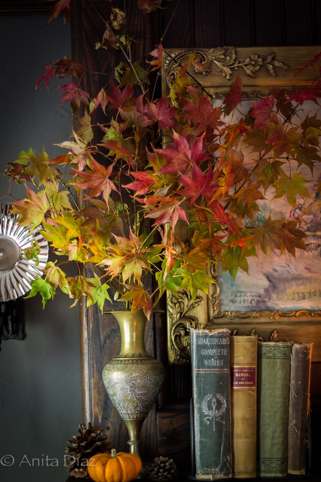 Fall in the Victorian-inspired parlor - Whispering Pines Homestead