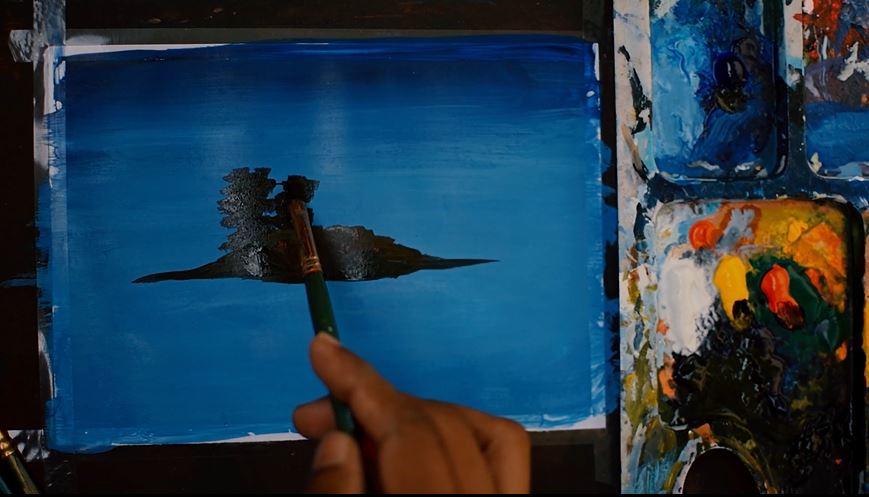 Nature drawing / How to draw Landscape / scenery of beautiful nature ...