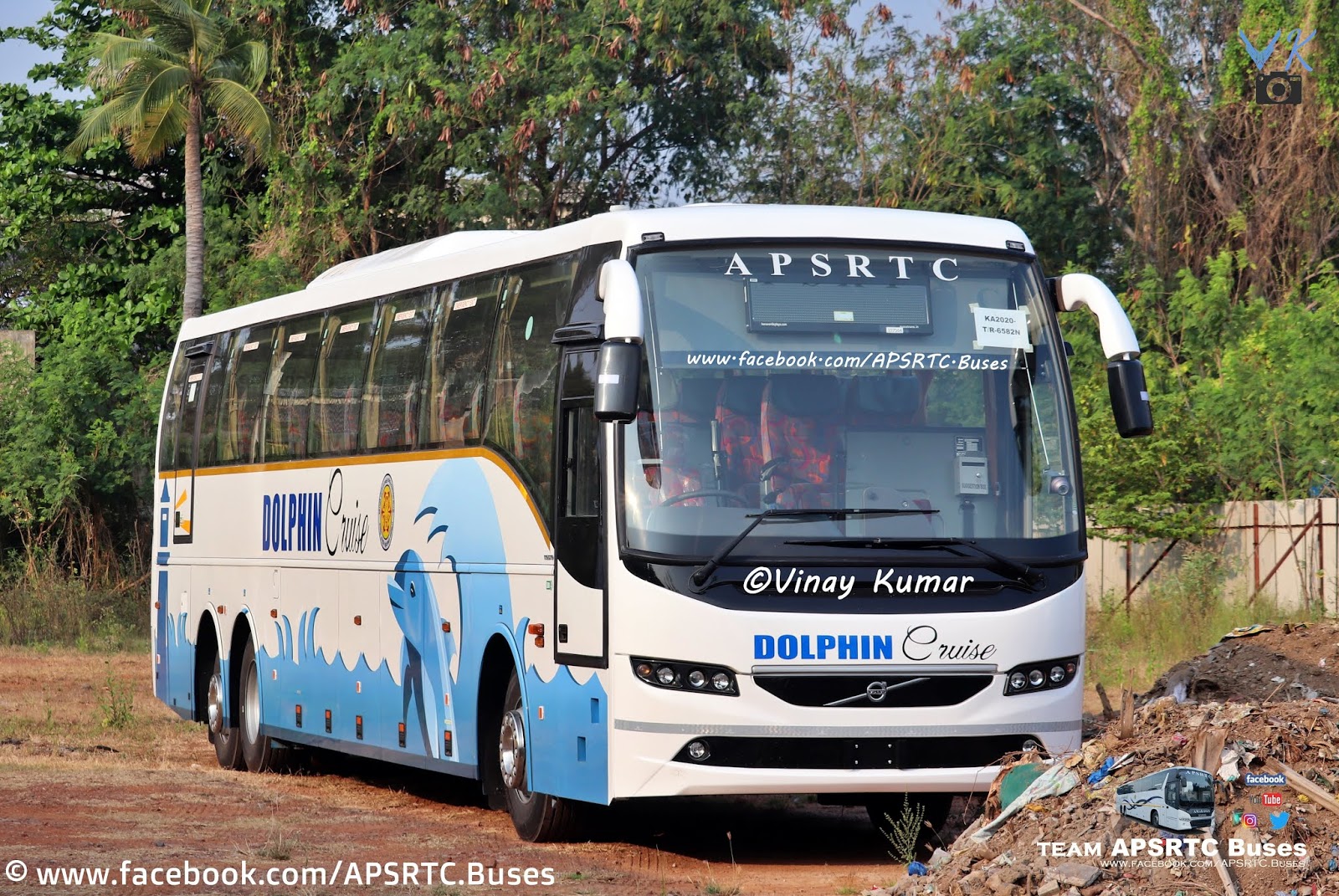 APSRTC DOLPHIN CRUISE BUS | VOLVO B11R 14.5m Multi Axle.