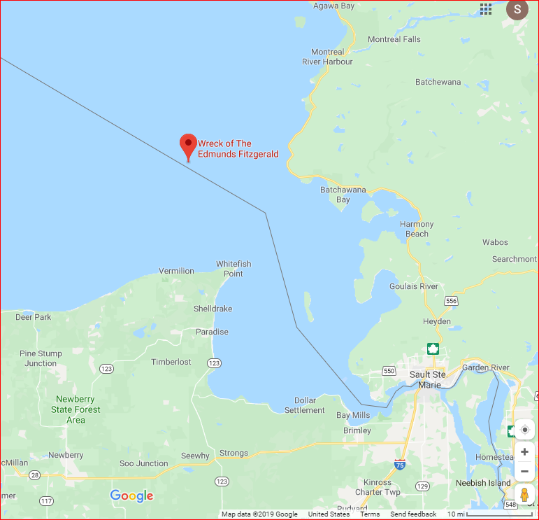 44 years after The Wreck of the Edmund Fitzgerald