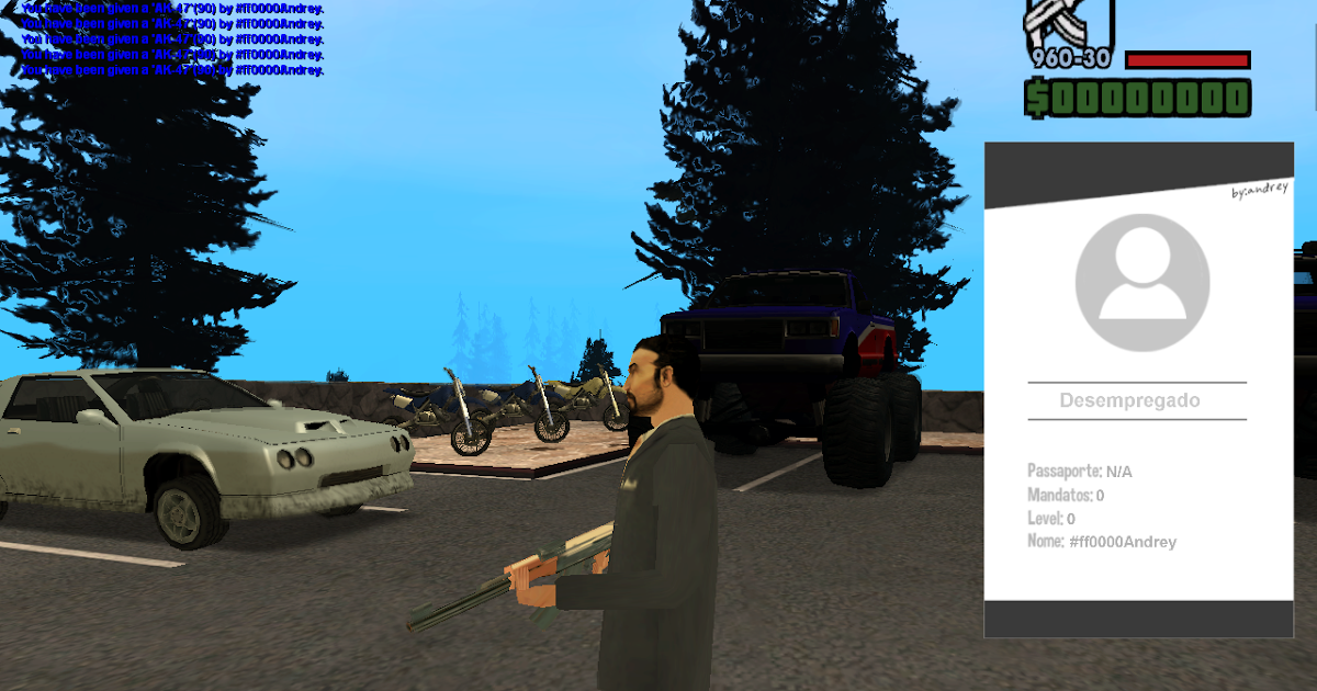 MTA:SA - Painel de status player