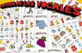 LOTERIA CON VOCALES | MATERIAL EDUCATIVO PRIMARIA