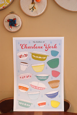 The Pyrex Collective: Vintage Pyrex Hand-Illustrated Recipe Cards