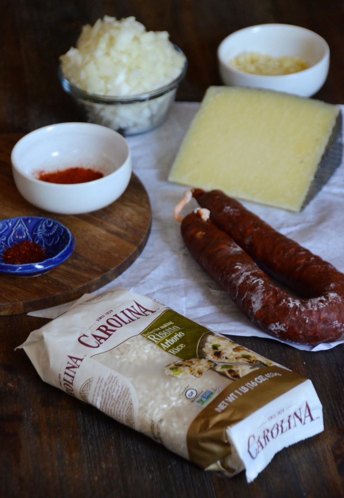 Chorizo and Manchego Risotto - Always Order Dessert