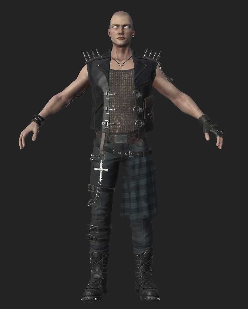 Ana's Game Art Blog: FMP Biker - Textures 1