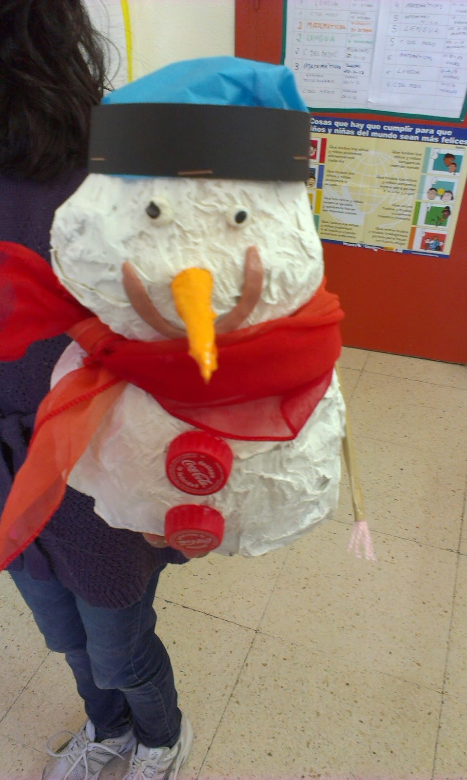 *MIS COSAS DE MAESTRA*: Manualidad: MUÑECO DE NIEVE