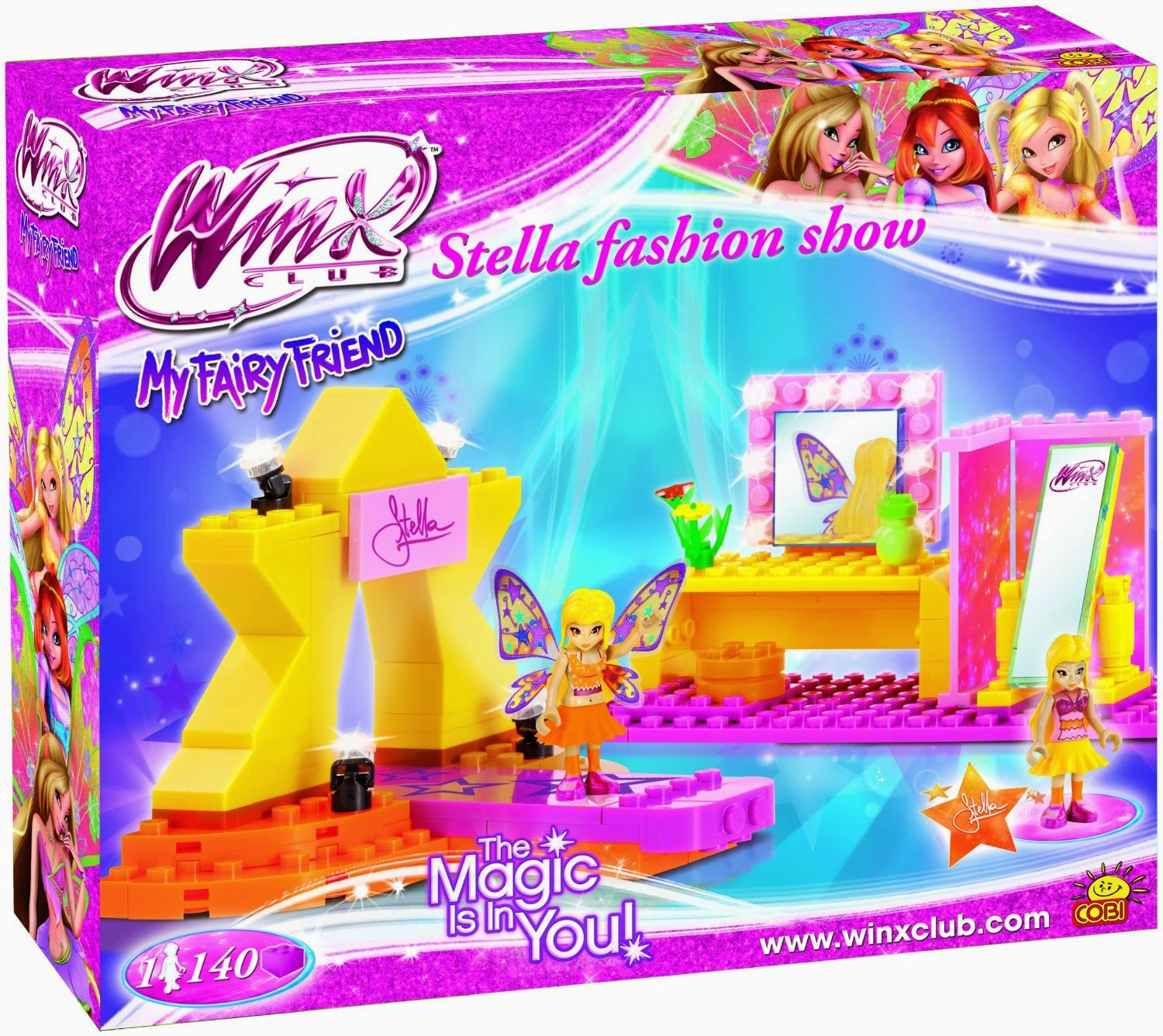 Yumurcak Dünyam: Cobi Winx Stella Moda Gösterisi 140 Parça Lego