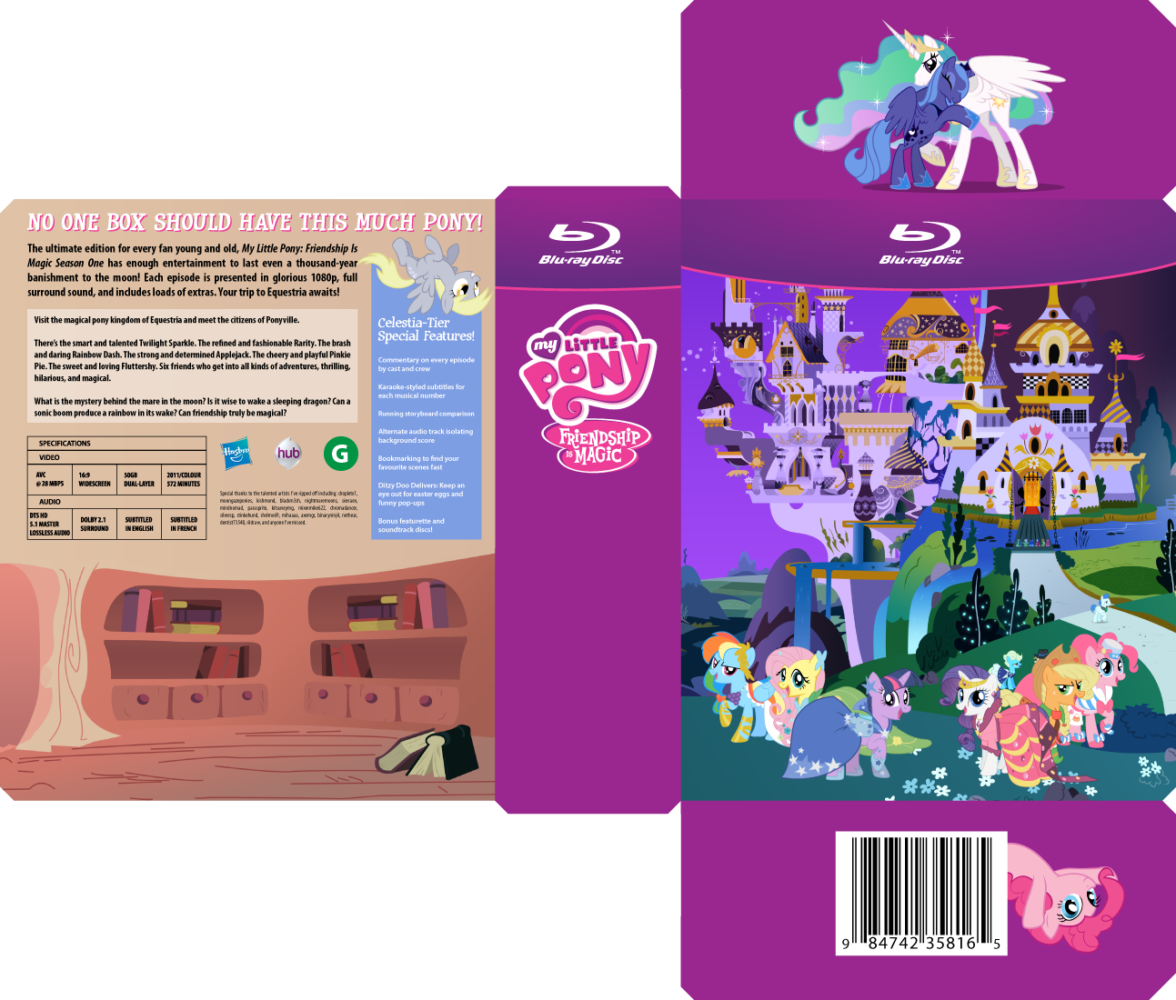 Equestria Daily - MLP Stuff!: DVD Cover Compilation Post!