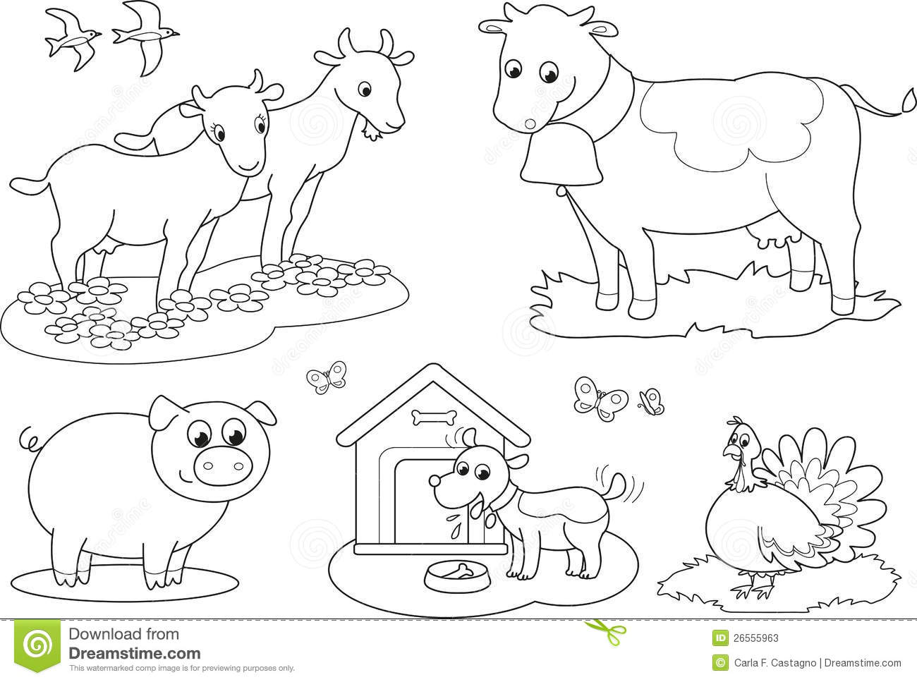 Farm Animals Coloring Pages 2 ~ Coloring Pages