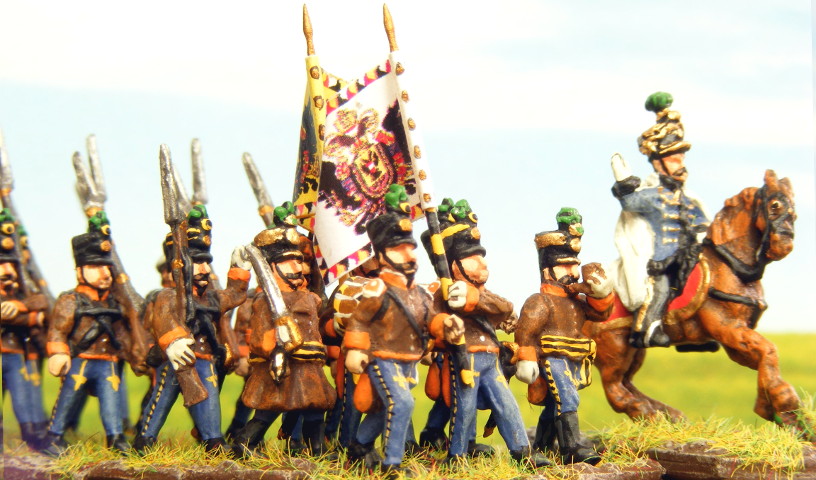 Miniature Soldiers: Austrian Grenzer Regiment Nr. 4th in 1848
