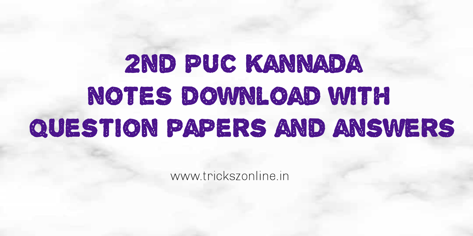 2nd PUC Kannada Notes Download Trickszonline 2nd-puc-kannada-notes-download-trickszonline