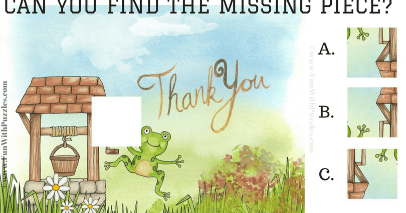 Jumping Frog Jigsaw Puzzle for Kids with Answer
