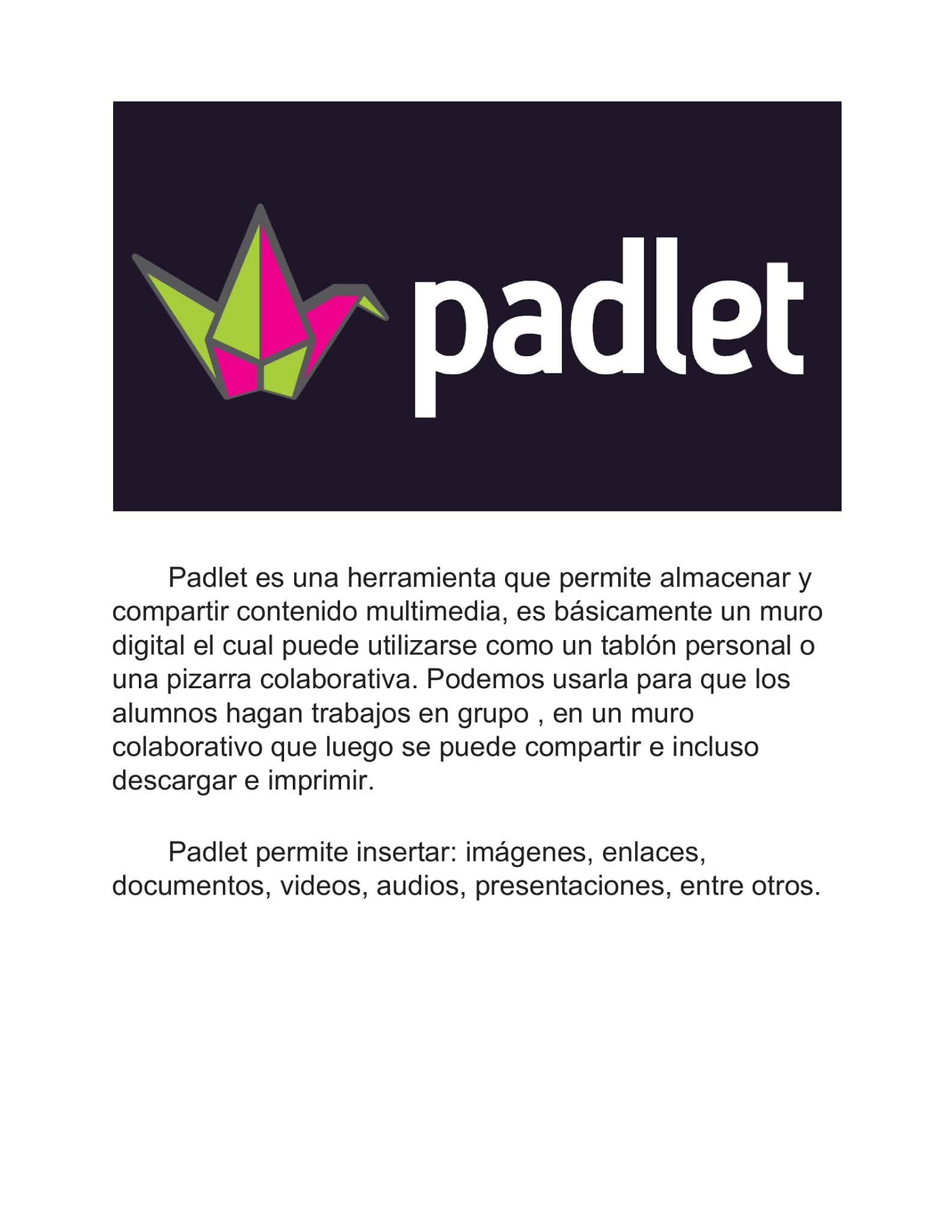 Educación y Tecnología: TUTORIAL DE LA PLATAFORMA DE PADLET