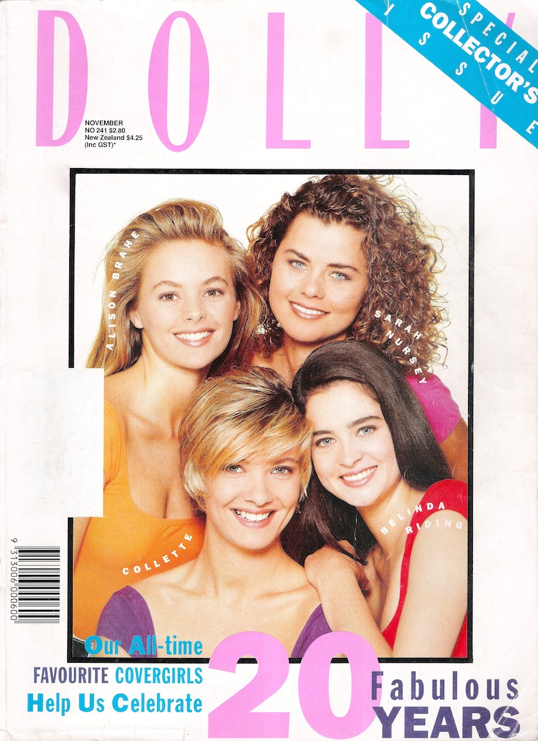Glossy Sheen: Dolly Magazine 20th Anniversary Issue November 1990