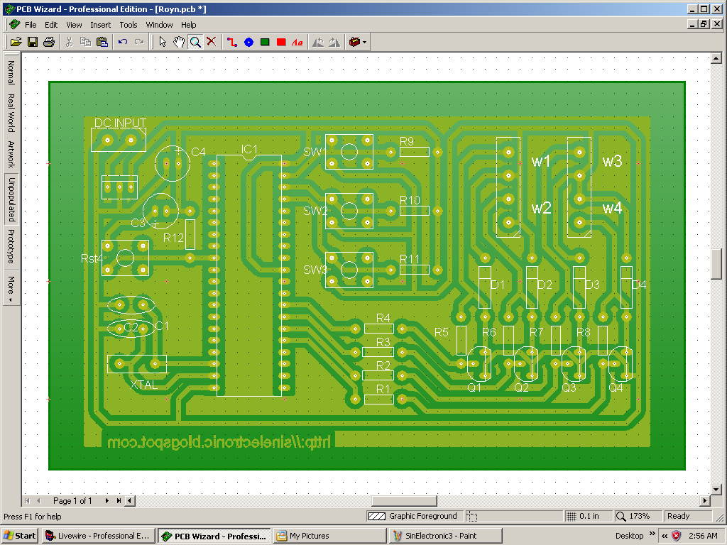 Membuat Desain PCB menggunakan Livewire PCB Wizard | Membuat Rangkaian ...