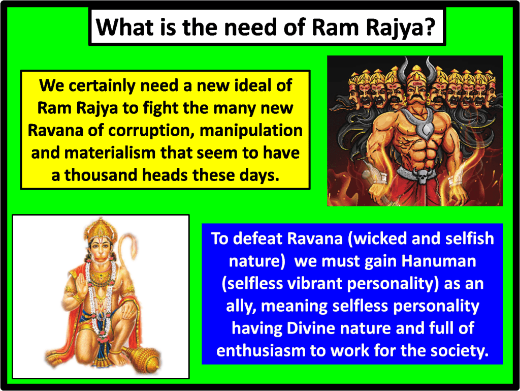 Ram Rajya :- How Bharat ( Hindustan) can establish Ram Rajya today