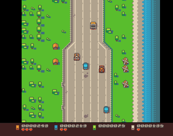 Indie Retro News: Highway Sprint - Rapid racing Amiga prototype reaches ...