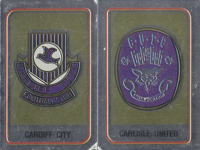 Cardiff City Football Cards & Stickers: Panini - Football 84 1983-84