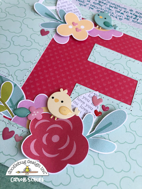 Doodlebug Design Inc Blog: LOVE NOTES Layout | with Caroli