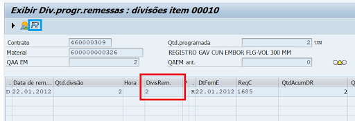 E agora: Erro SAP M7064 - Documento não contém item selecionável