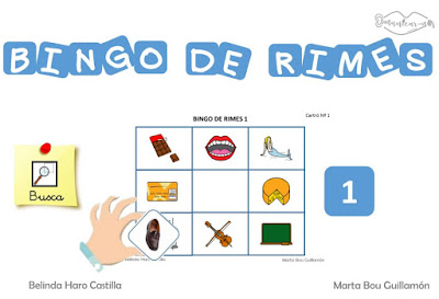 Deja que te cuente...: Comunicarnos Catalán: bingo de rimas