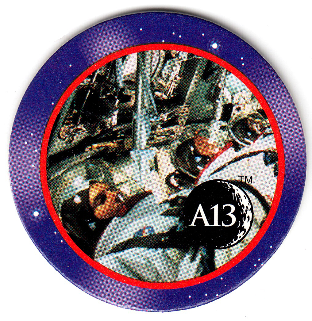 Toys and Stuff: Hardee's Apollo 13 Pog Collector Case - Pogs 11 - 20